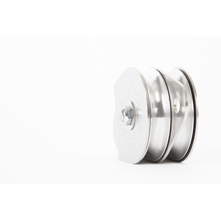 Double Swing Side Pulley With Stainless Steel Plates. 2 Alu. Sheave 100 ...