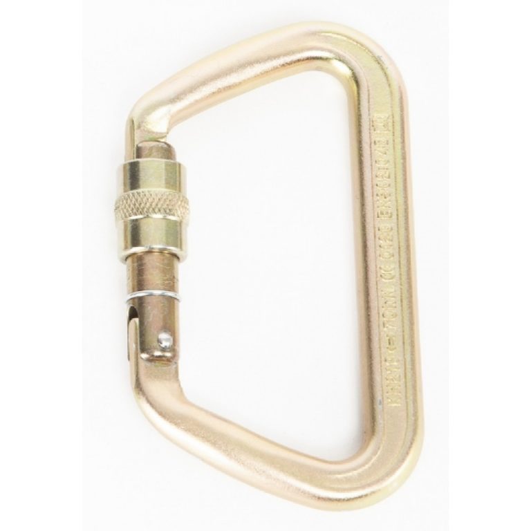 Steel Locking Carabiner – MBS: 70 kN – Portable Capstan Rope Winch Canada