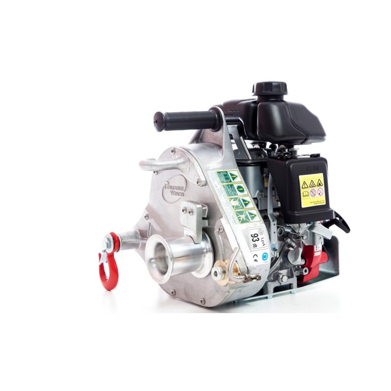 Gas-PoweredPCW5000 Portable Capstan Rope Pulling Winch. Max. Pulling ...